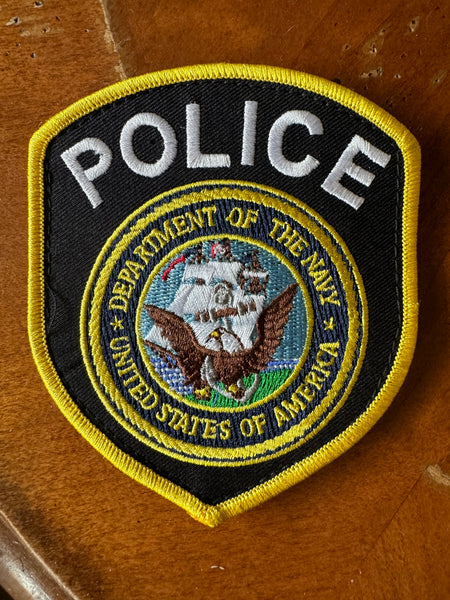 Department of the Navy Police Wood Patch – Patriot Wood