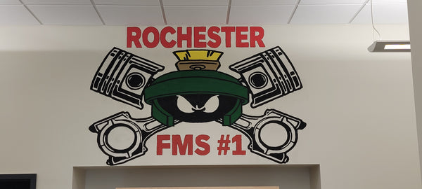 Rochester FMS #1 Wood Logo – Patriot Wood